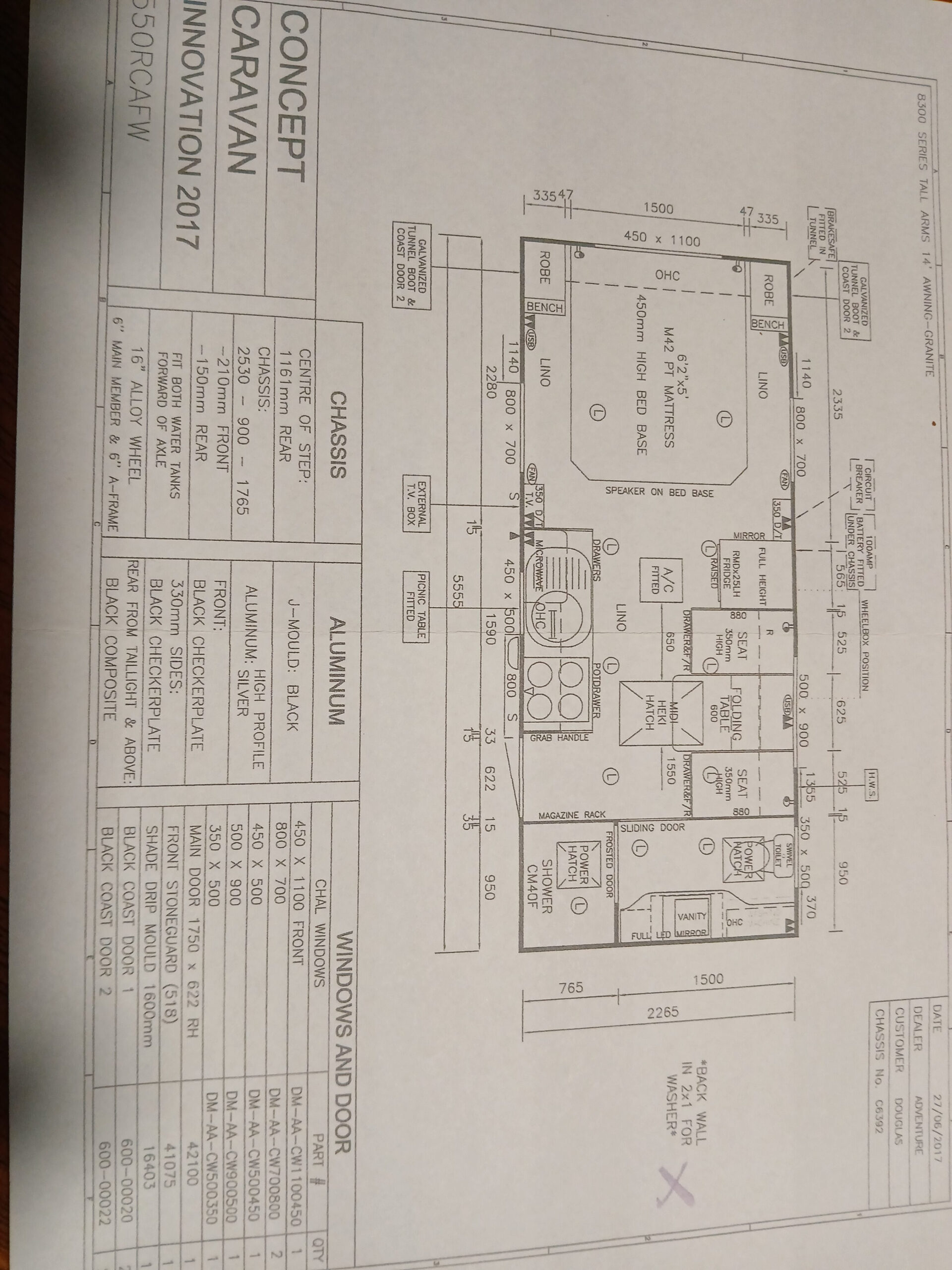 2017 18ft Concept Innovation 550rcafw - Caravan Sales
